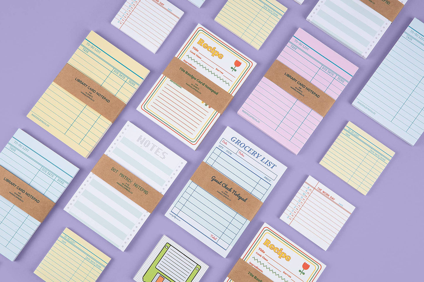 70s Recipe Notepad – Pink Elephant